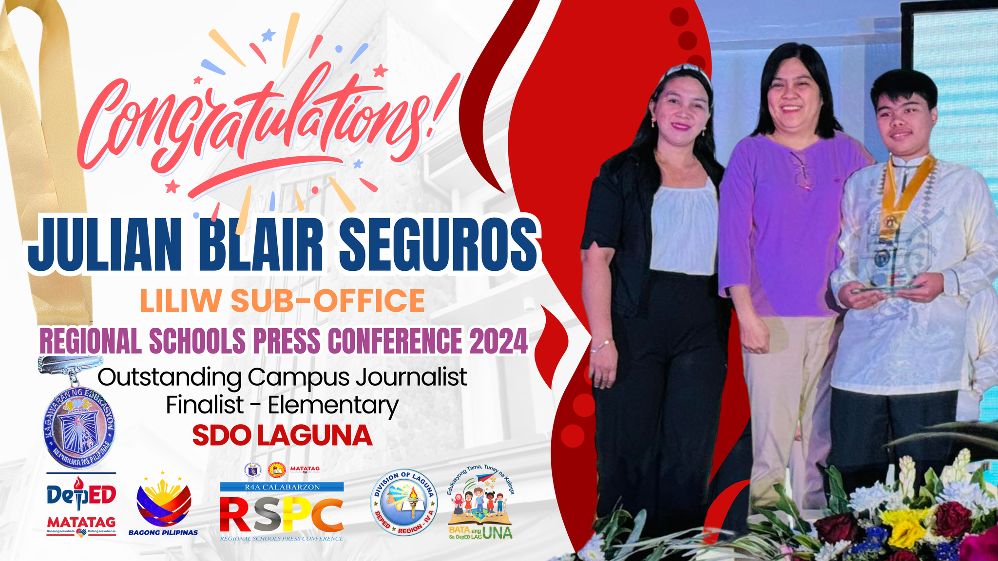 Laguna Campus Journalism excellence echoed throughout CALABARZON ...